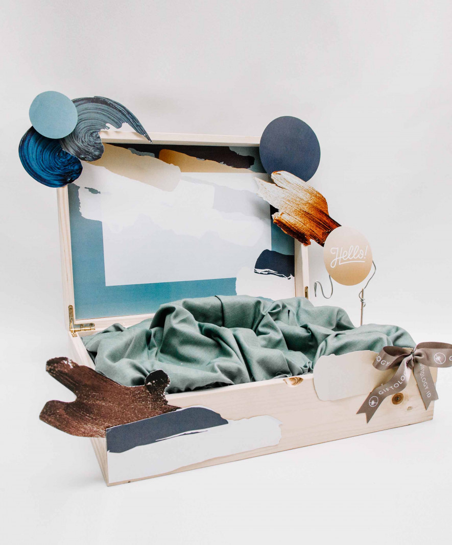 Blue Sunset Box - Large | Giftology